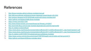 JBoss Modules Internal | PPT