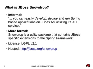 JBoss Snowdrop | PPT