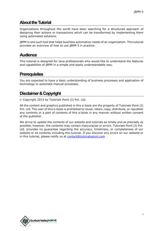 Jbpm5 tutorial | PDF