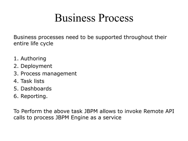 jBPM Connector | PPT