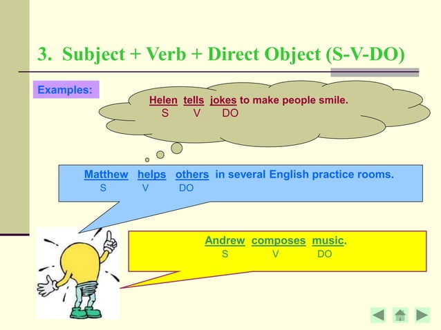 Patterns of Sentences | PPT