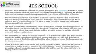 JBS School | PPT