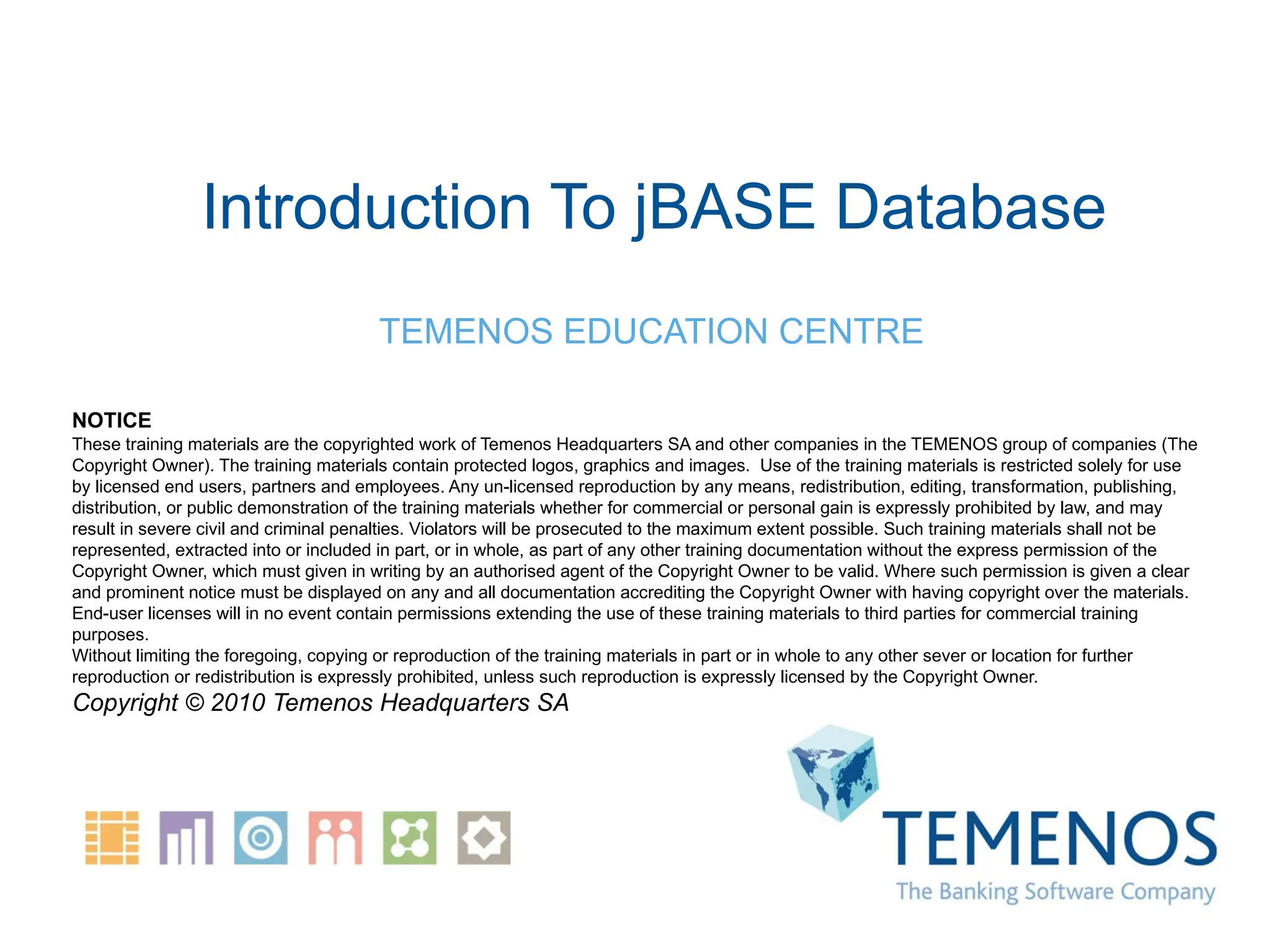 JBS1.Introduction To jBASE Database - R15.pptx