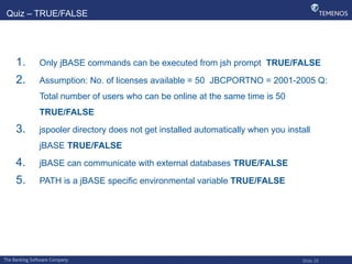 JBS1.Introduction To jBASE Database - R15.pptx