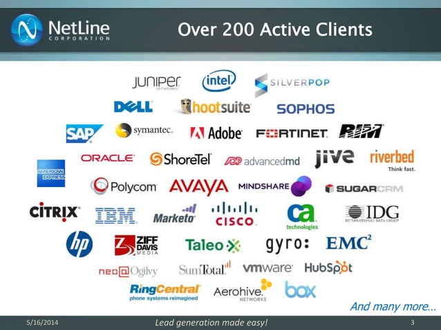 NetLine Sales Presentations | PPT