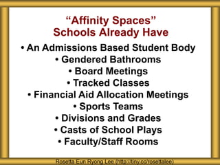 John Burroughs School Facilitating Affinity Group | PPTX