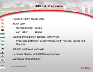 Jbs Presentation March | PPT