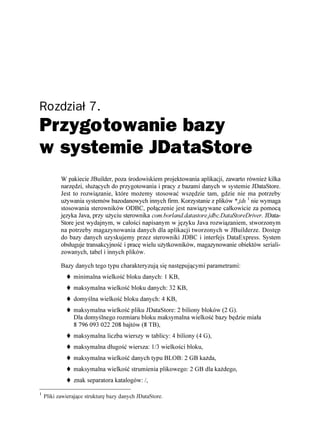 JBuilder i bazy danych | PDF | Databases | Computer Software and Applications