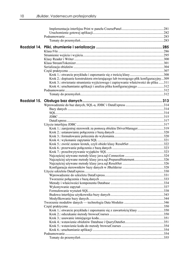 JBuilder. Vademecum profesjonalisty | PDF | Programming Languages ...