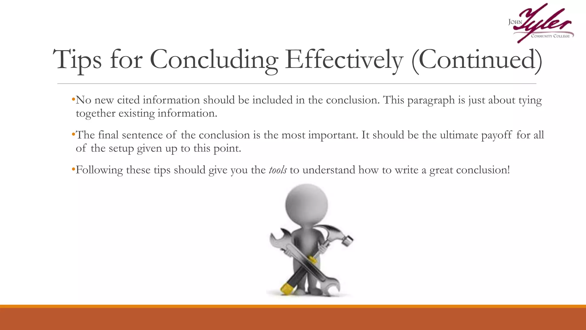 Conclusions | PPSX