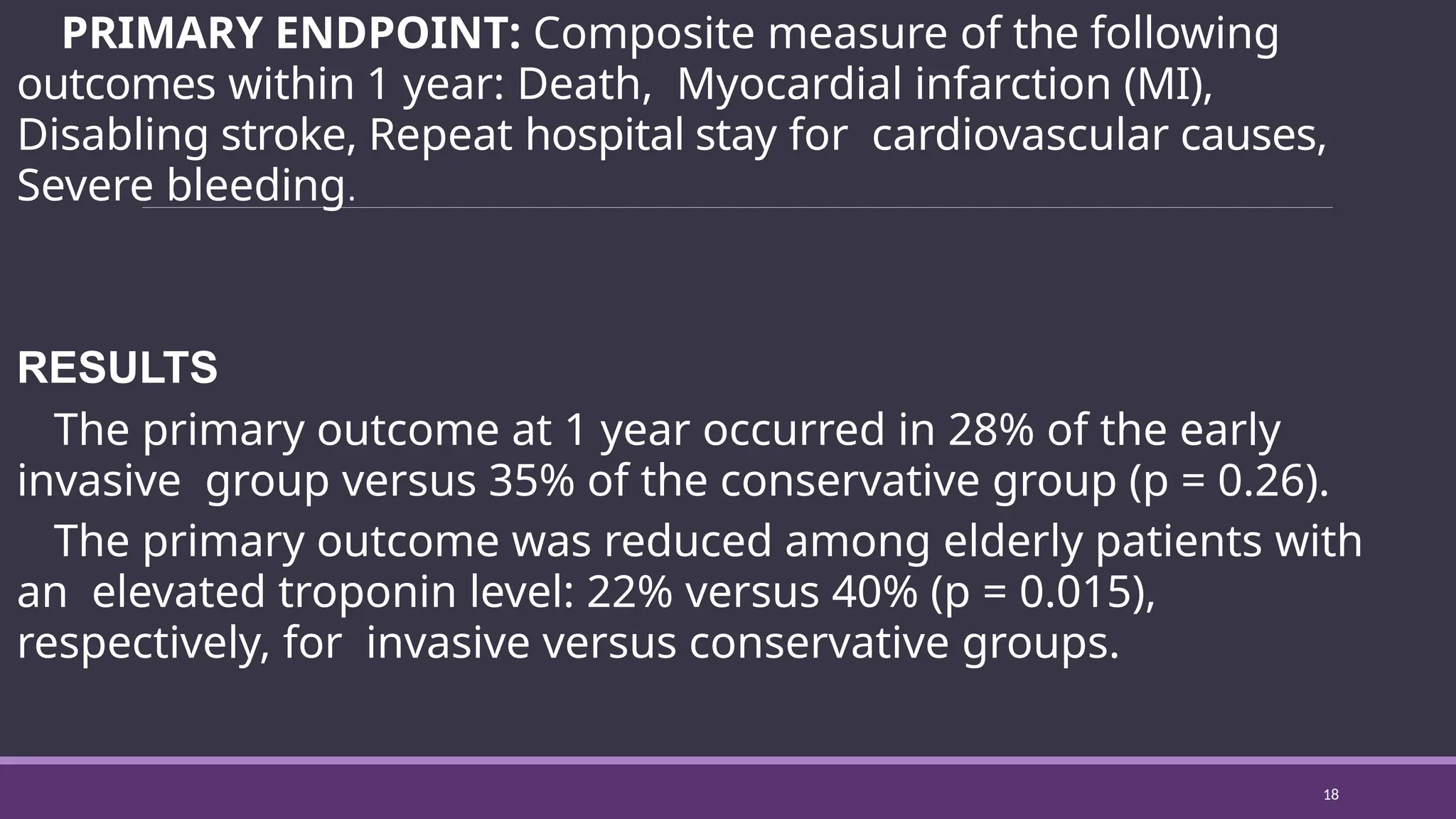 Journal club on invasive vs conservative strategy in CAD | PPTX