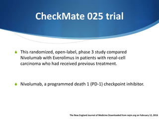 Journal club: CheckMate025 trial | PPT