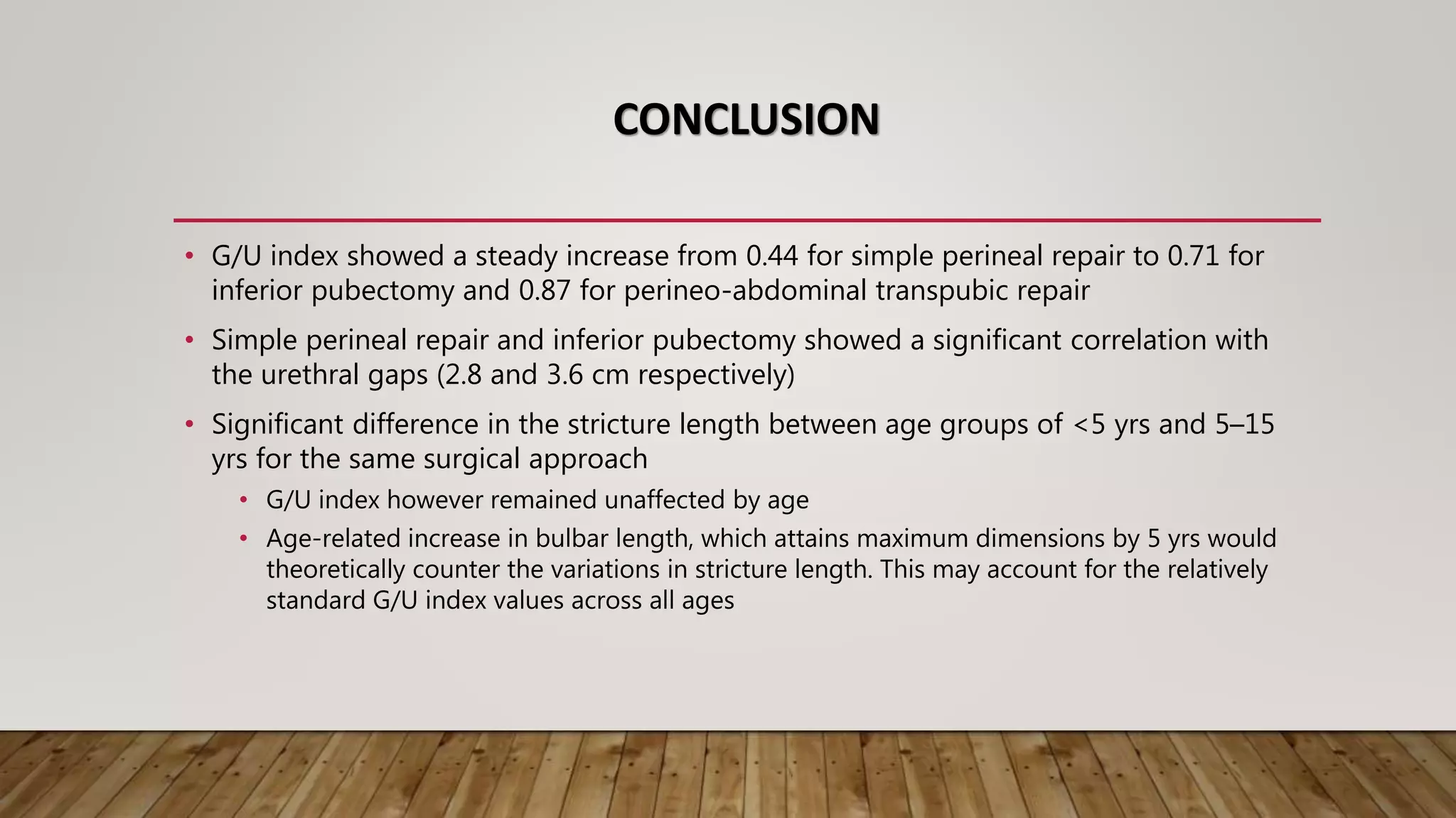 Surgical outcomes of post traumatic posterior urethral strictures in ...