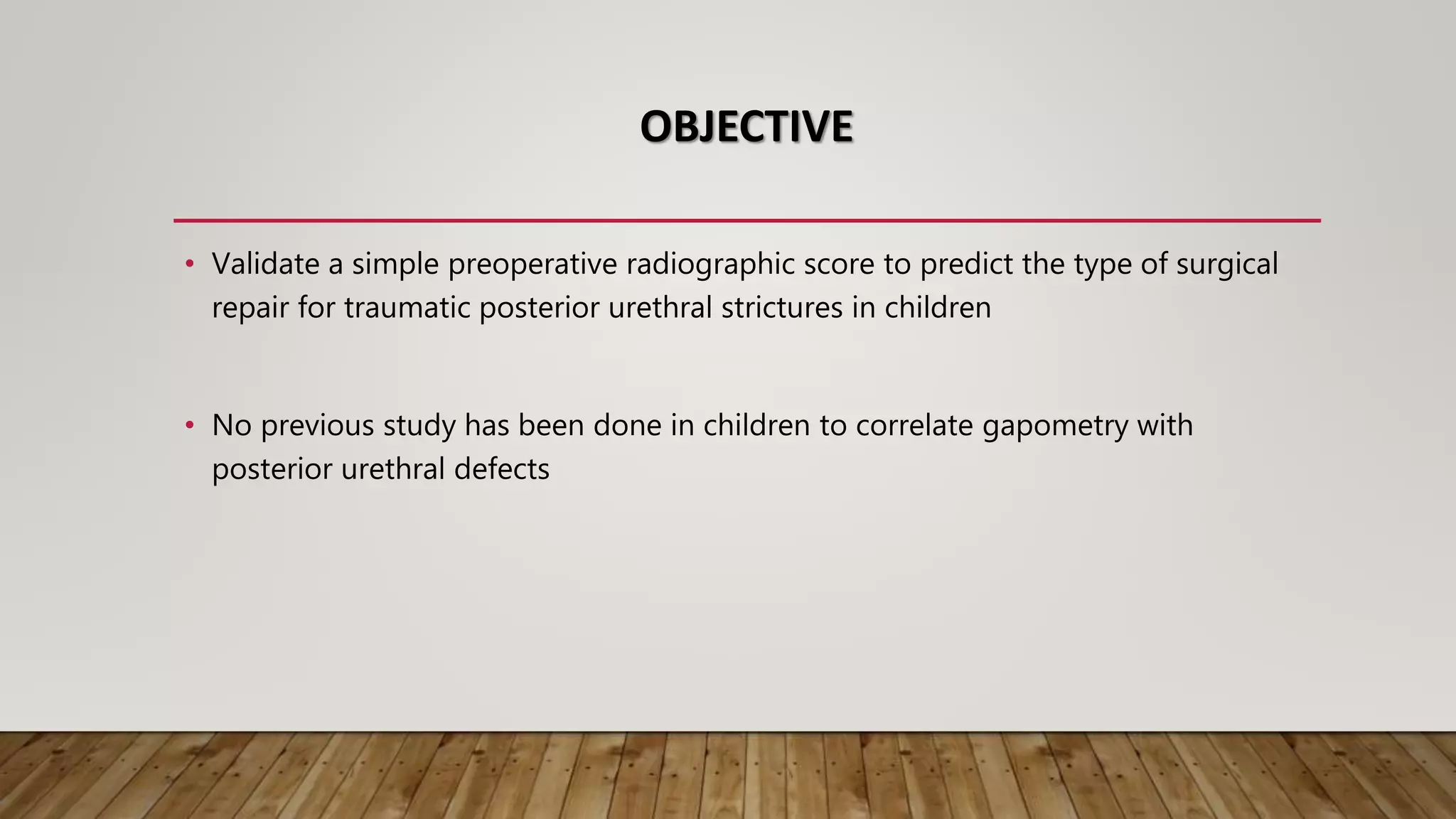 Surgical outcomes of post traumatic posterior urethral strictures in ...