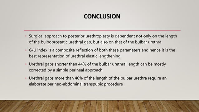 Surgical outcomes of post traumatic posterior urethral strictures in ...