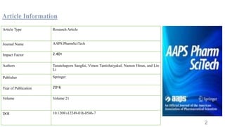 Microphase separation and Gelation of Methylcellulose in the presence of Gallic acid and NaCl as ...