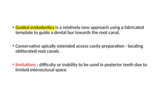 Guided endodontics journal club pptx | PPTX