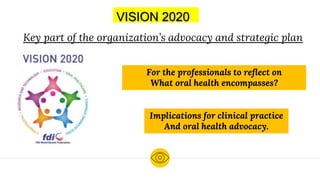 New definition of oral health | PPT