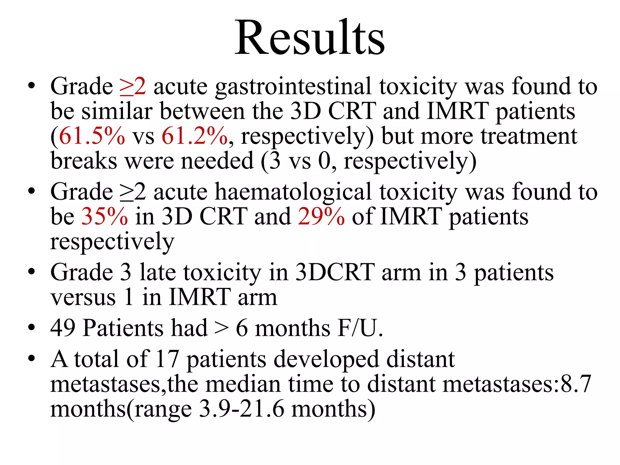 3DCRT vs IMRT in ca. stomach | PPTX