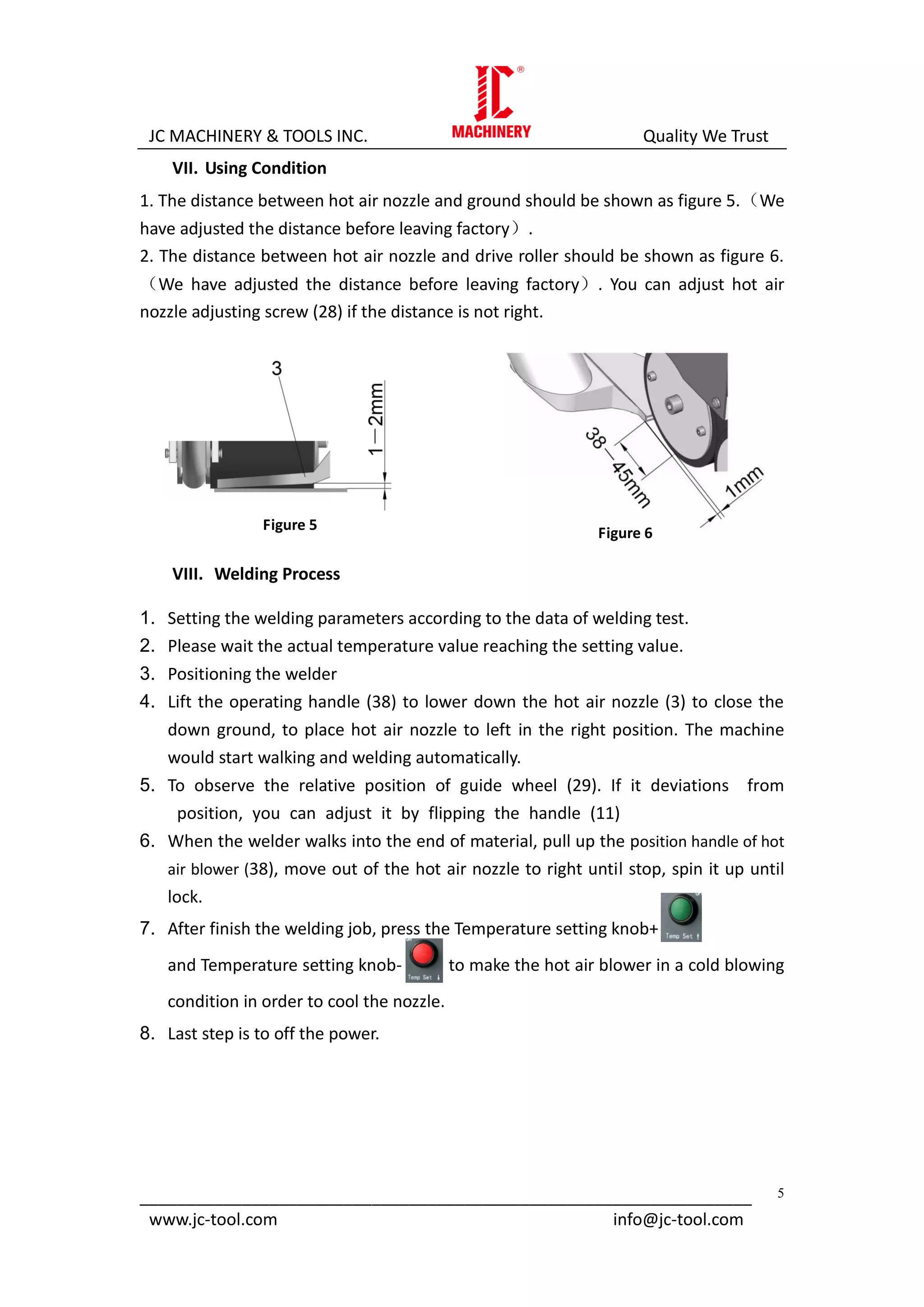 JC-4200 WM Roof Waterproofing Membrane Welder | PDF