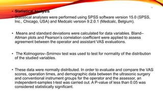 Journal Club on Clinical comparison of ultrasonic surgery and ...