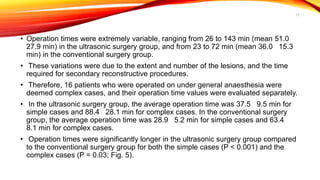 Journal Club on Clinical comparison of ultrasonic surgery and ...
