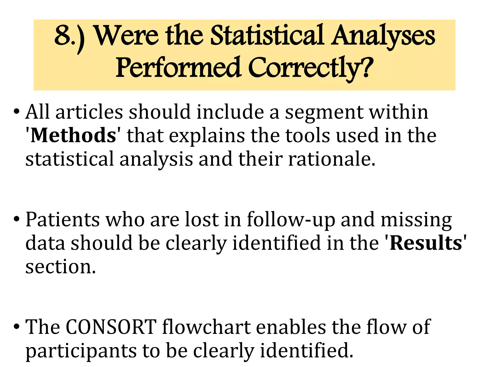 Critical appraisal of a journal article | PPTX