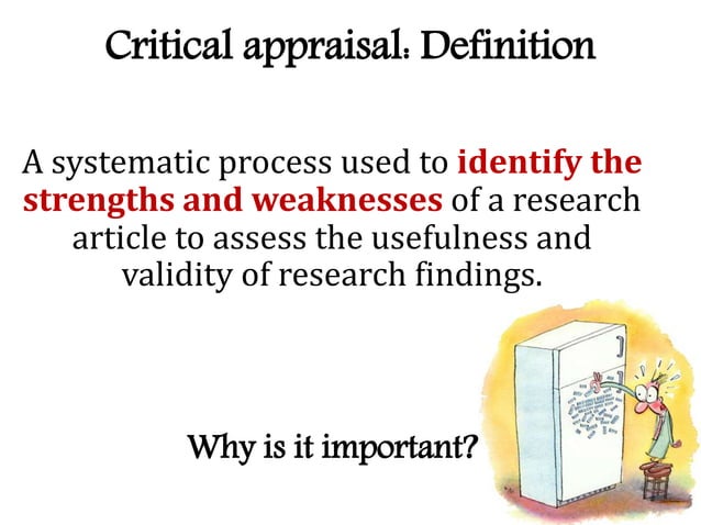 Critical Appraisal Of A Journal Article critical-appraisal-of-a-journal-article