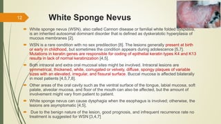 D/D of white lesions- journal club | PPTX