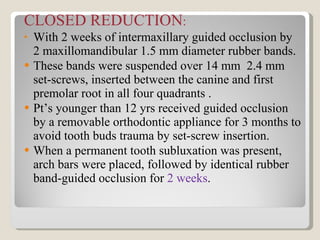 Jc open vs closed reduction | PPT