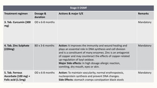 OSMF treatment of various stages- Journal Club | PPT