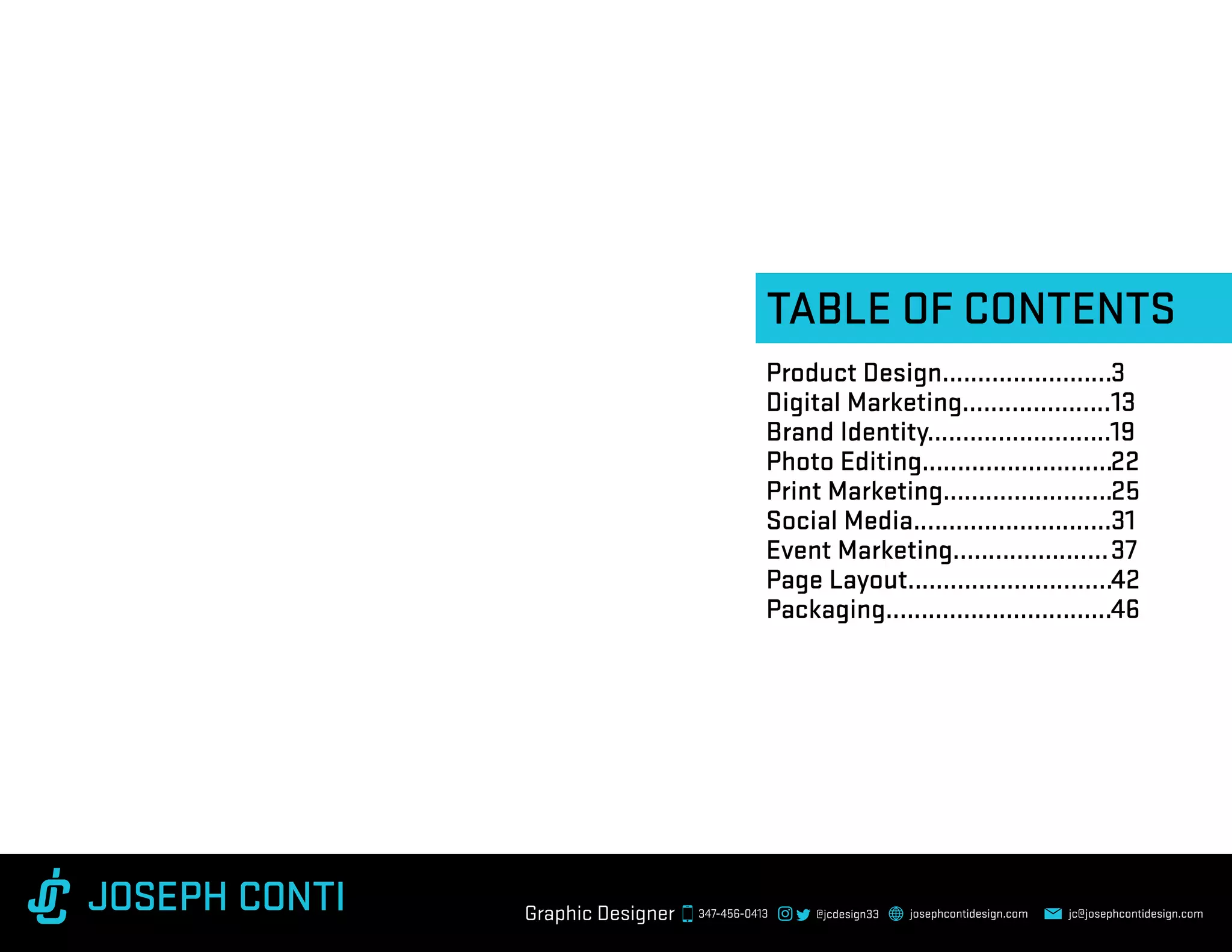 Joseph Conti Design Portfolio | PPT