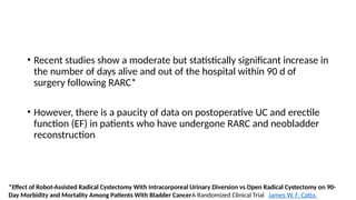 Journal analysis of robot assisted Radical cystectomy.pptx