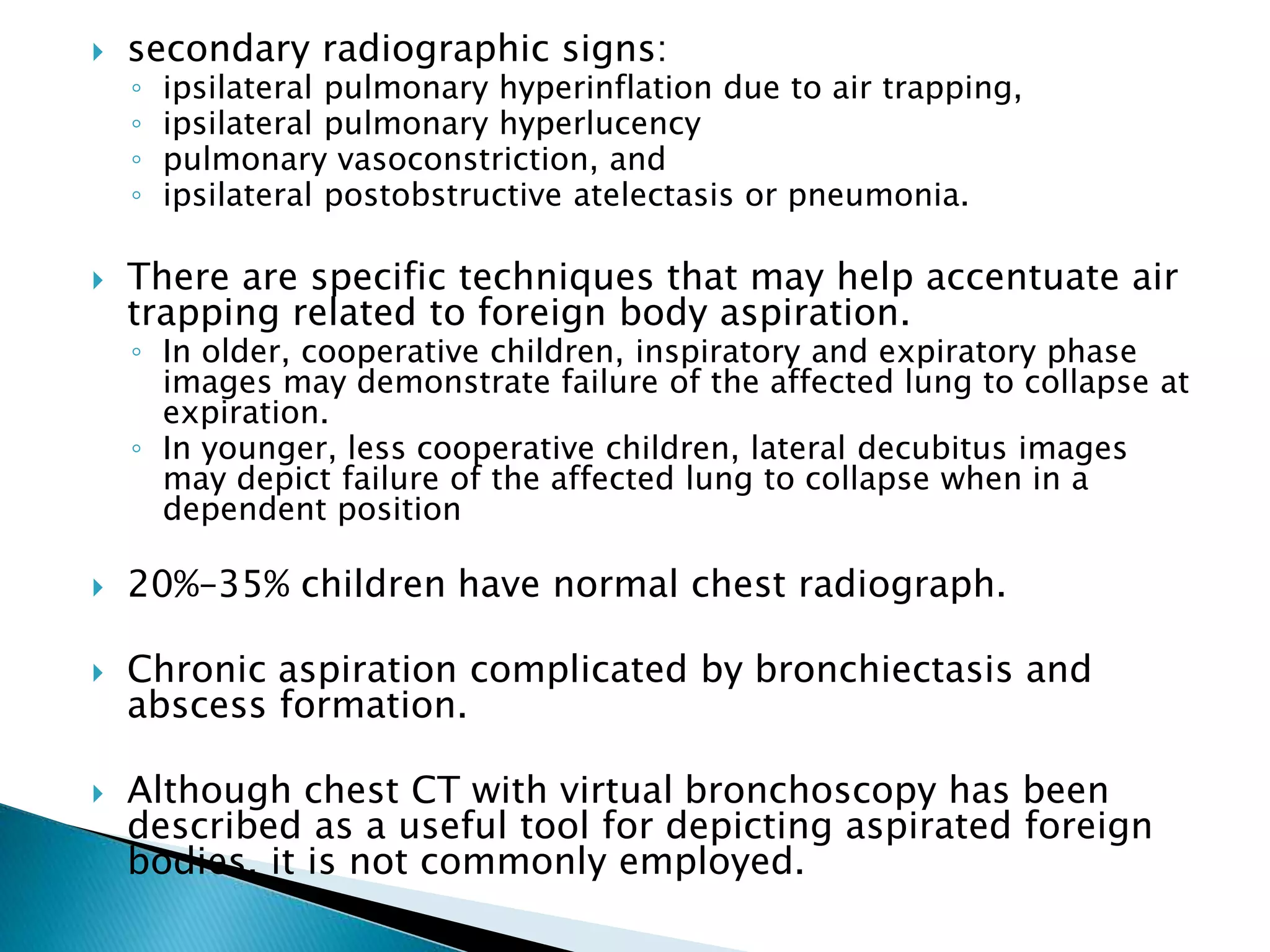 unilateral hyperlucent lung in children | PPTX