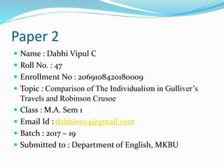 Paper-2 presentation | PPT