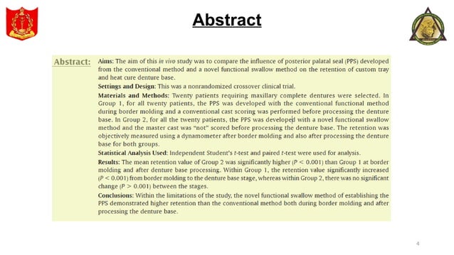 Journal club post graduate presentation.pptx | Ear, Nose and Throat ...