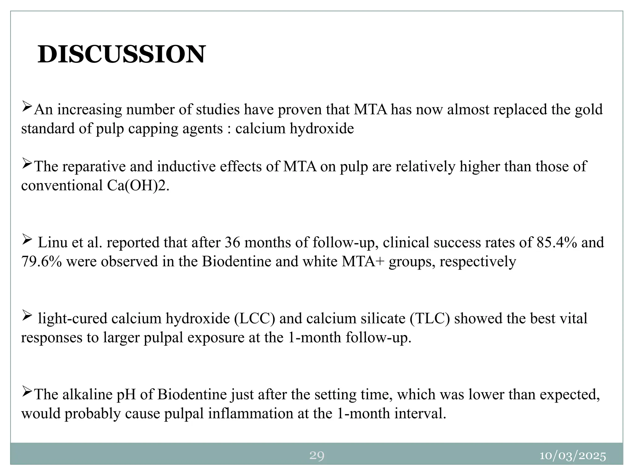 direct pulp capping randomized clinical trial | PPTX