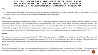 Micro-computed tomographic assessment of dentinal microcrack formation ...