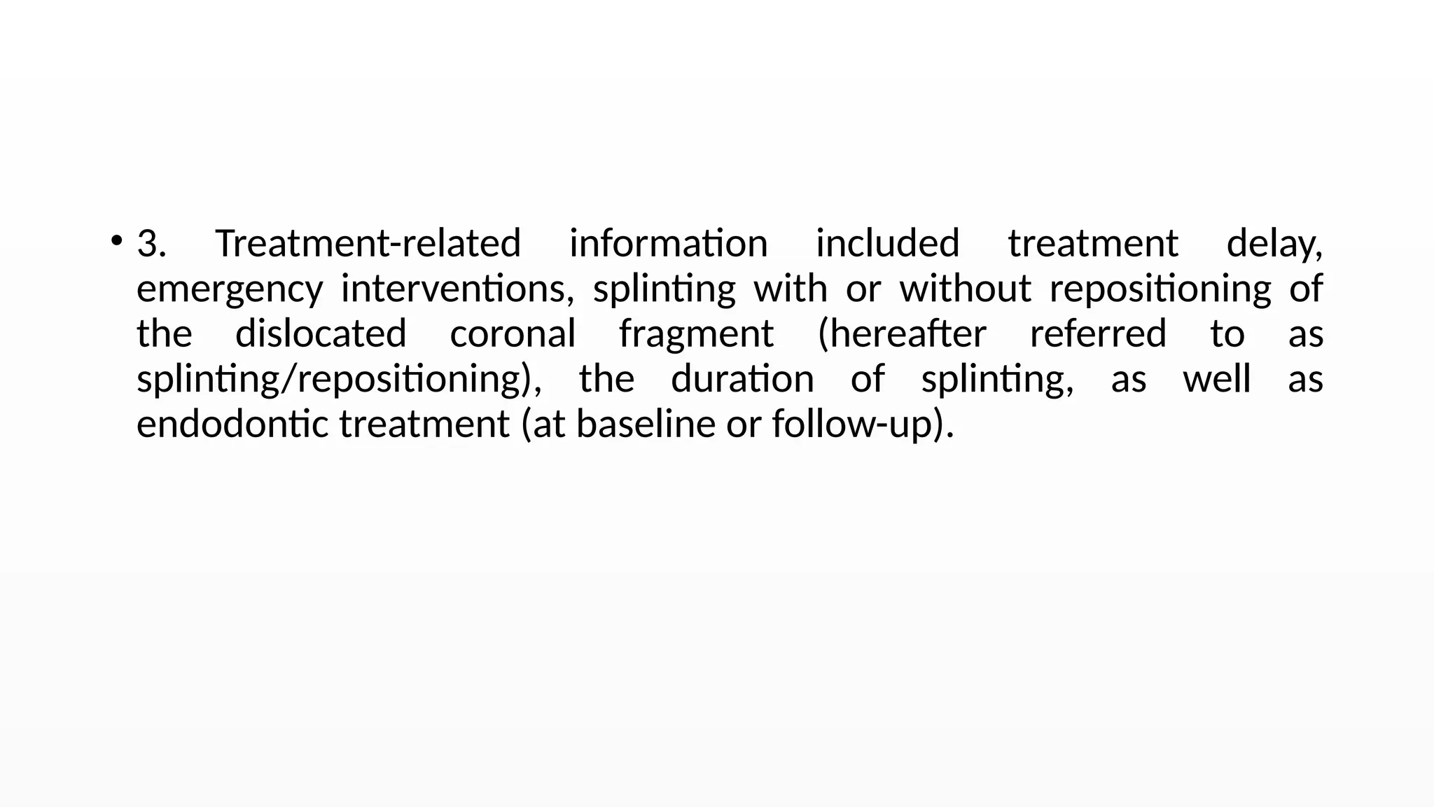 ong-Term Outcome of Horizontal Root Fractures in Permanent Teeth | PPT