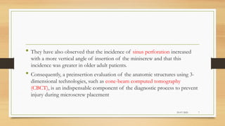 Optimal sites for mini-implant insertion into the infrazygomatic crest ...