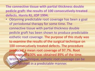 Journal Club On Subepithelial Connective Tissue Graft Associated with ...