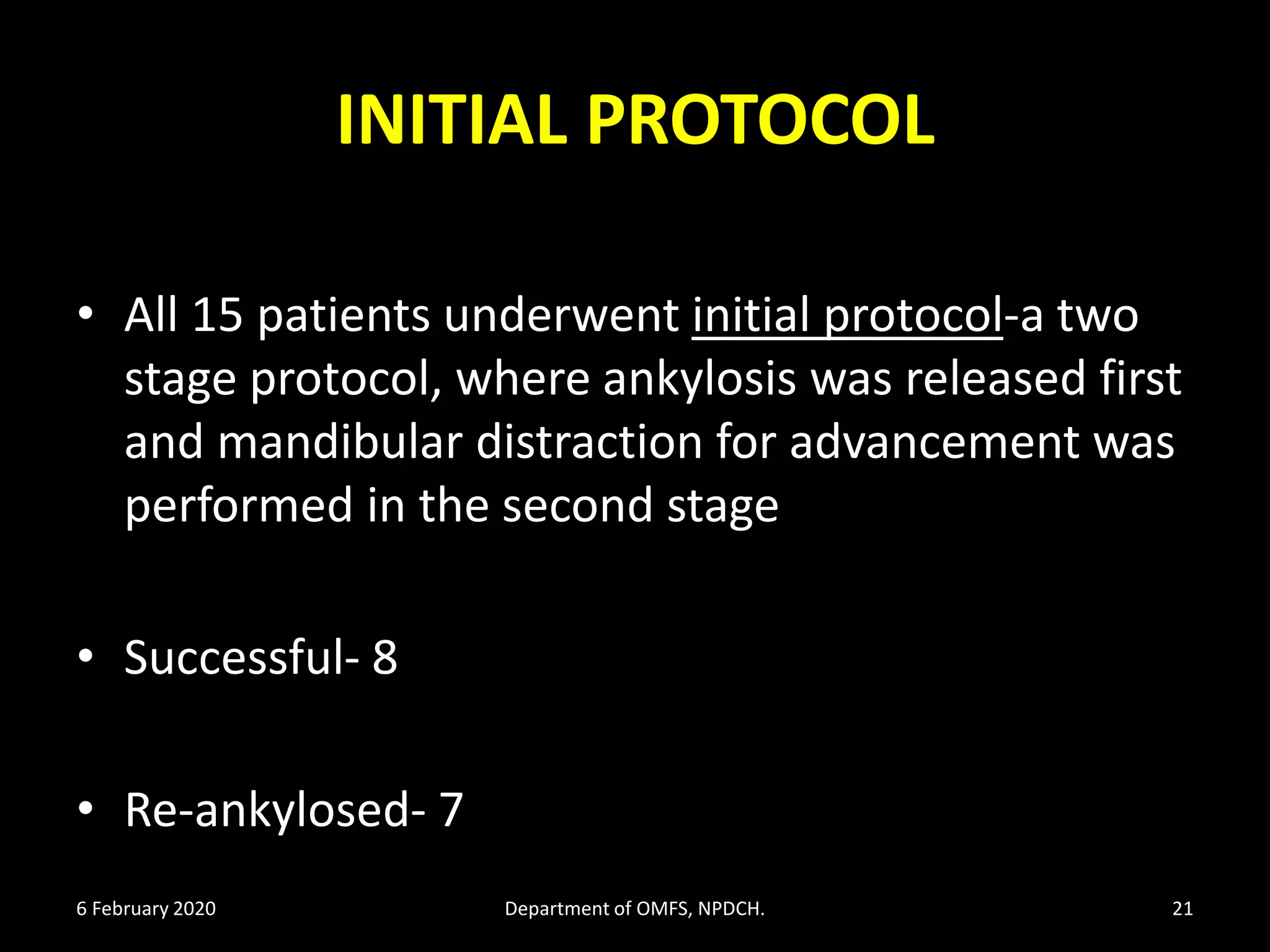 Journal Club New protocol to prevent TMJ reankylosis and potentially ...