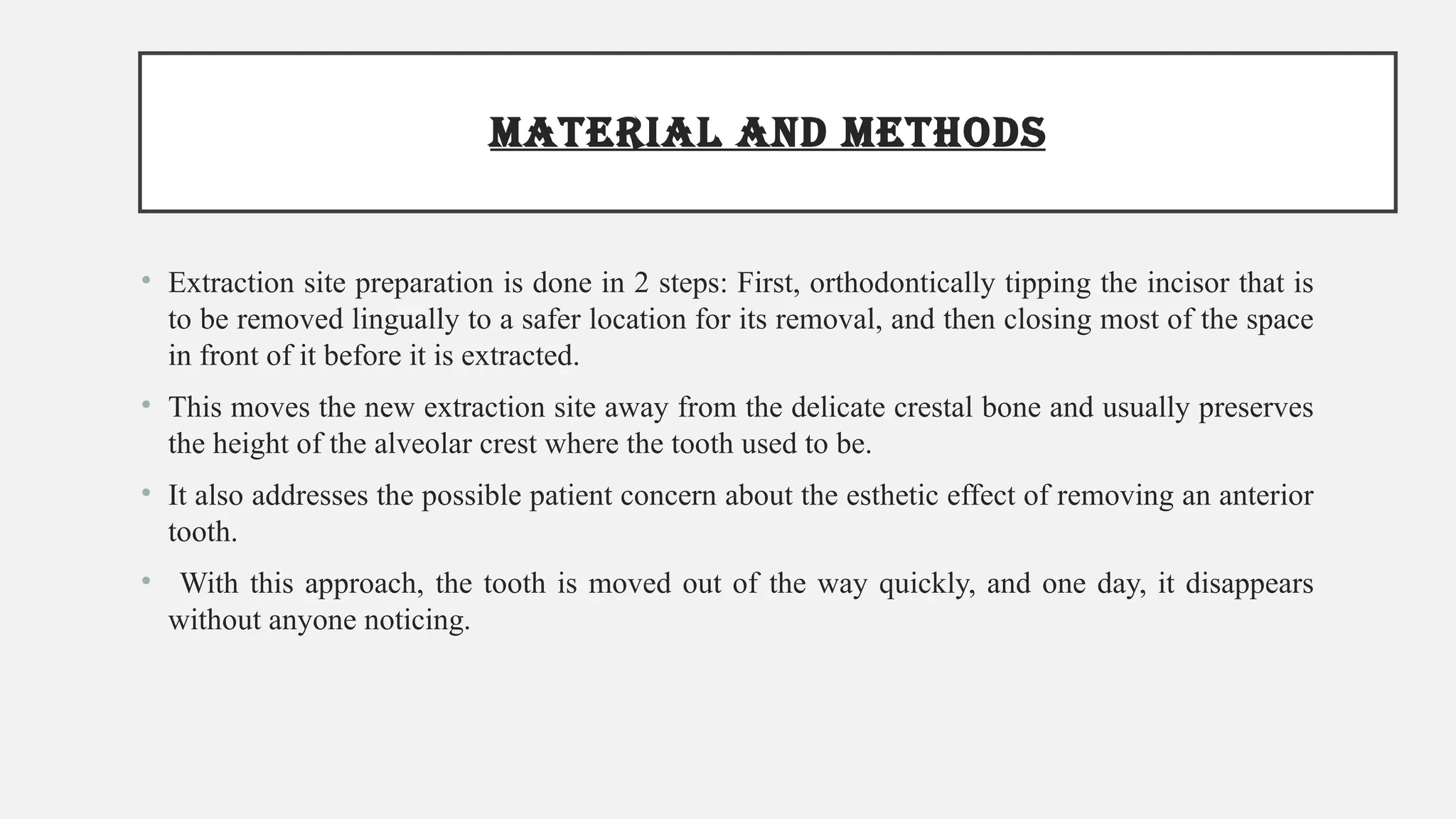 ORTHODONTIC TREATMENT WITH REMOVAL OF ONE MANDIBULAR INCISOR: OUTCOME ...