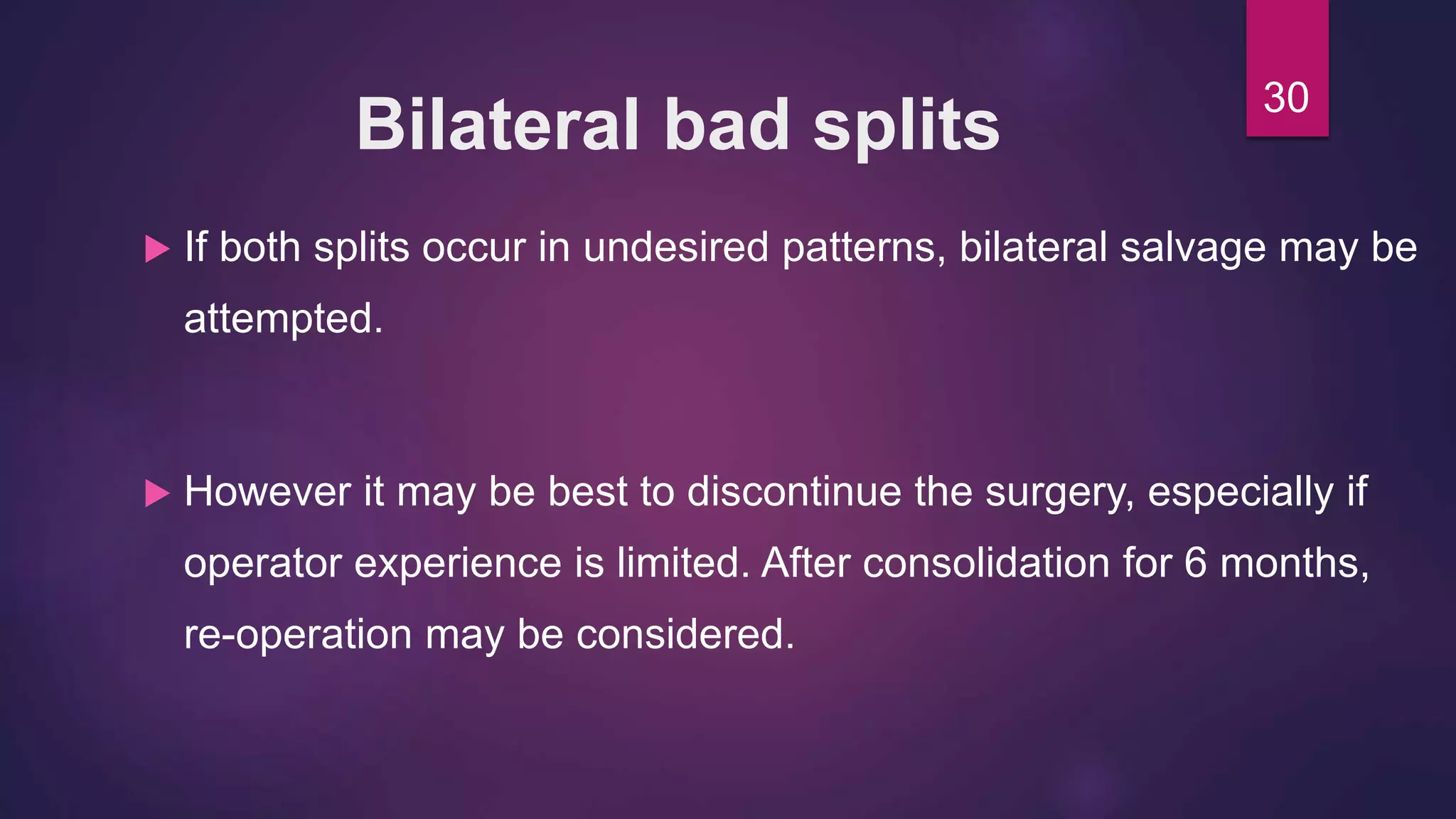 Journal Club Bad splits in bilateral sagittal split osteotomy ...