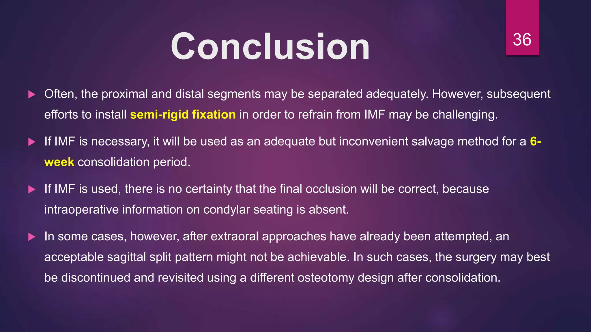 Journal Club Bad splits in bilateral sagittal split osteotomy ...