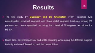 Journal Club Bad splits in bilateral sagittal split osteotomy ...
