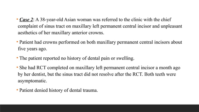 cemental tear on maxillary anterior incisors a description of clinical ...