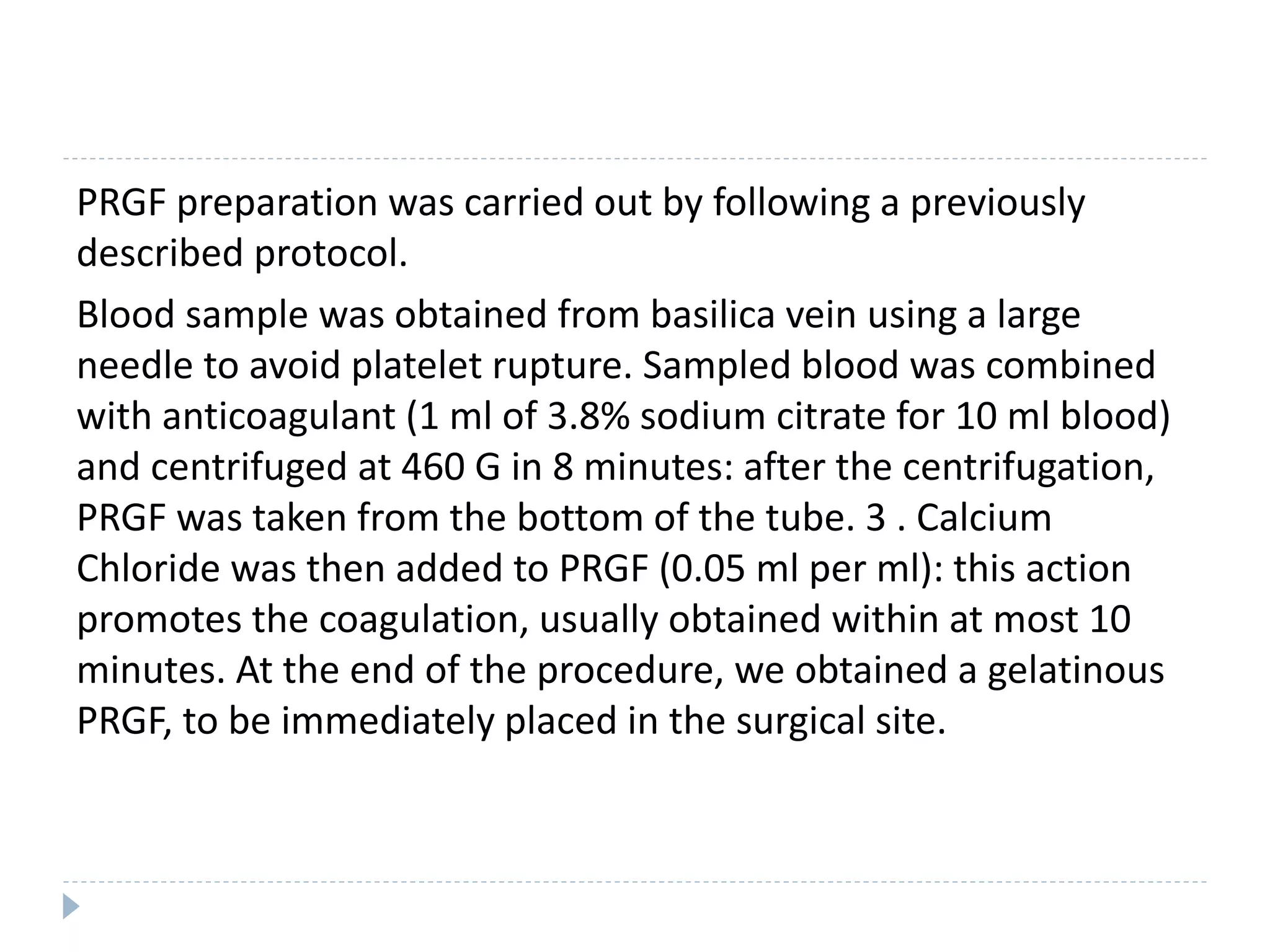 Introduction to Platelet Rich Fibrin (PRF) and its uses in Dentistry | PPTX