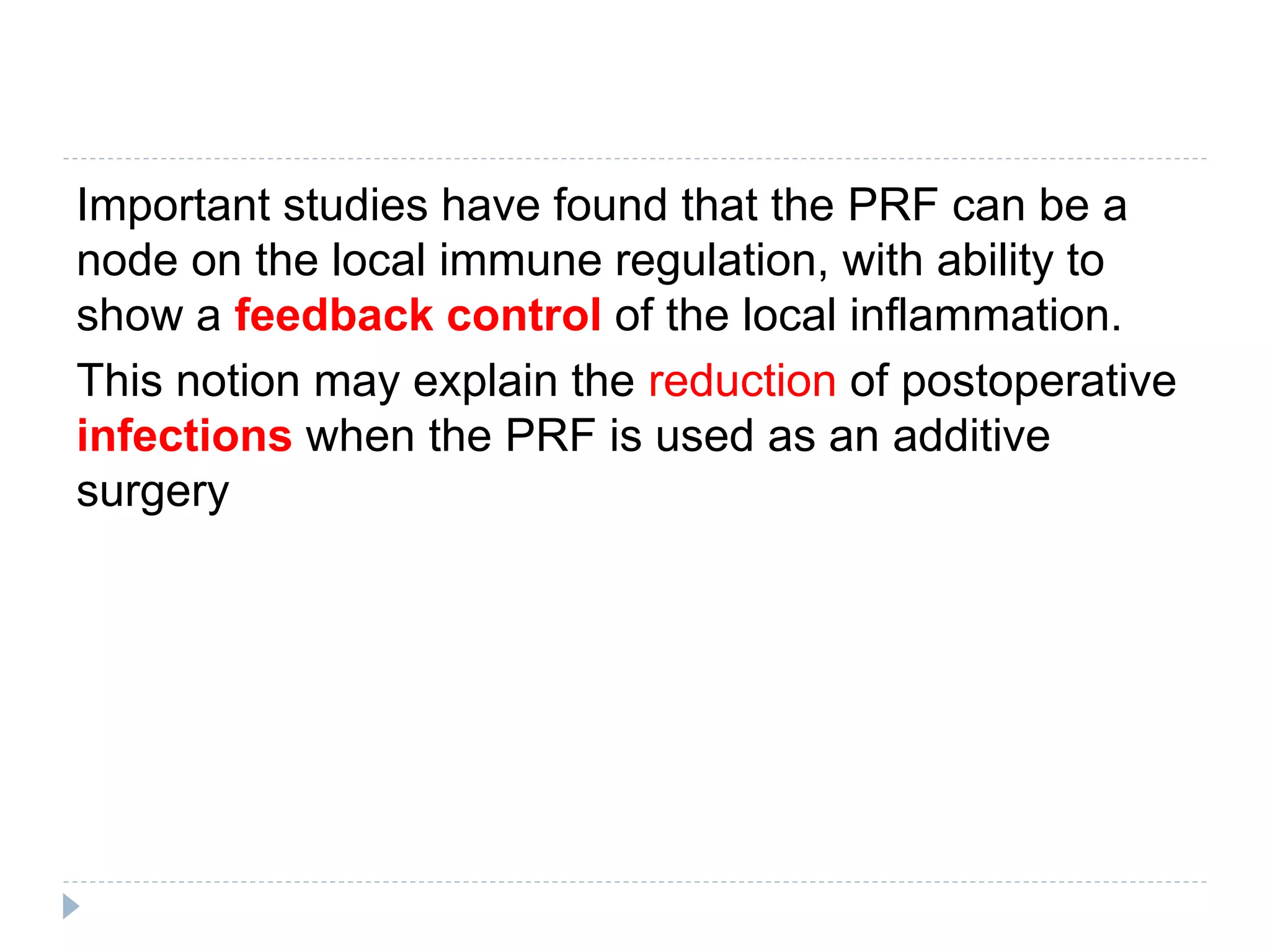 Introduction to Platelet Rich Fibrin (PRF) and its uses in Dentistry | PPTX