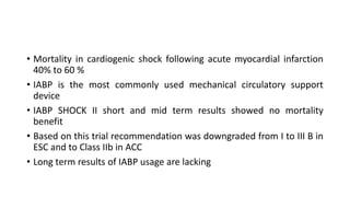 IABP SHOCK II LONG TERM RESULTS | PPTX